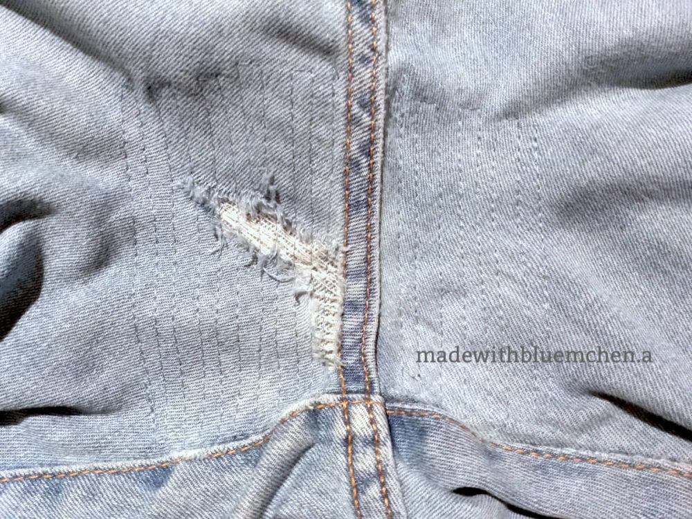 Stoffspielereien im Mai: Stopfen - made with Blümchen